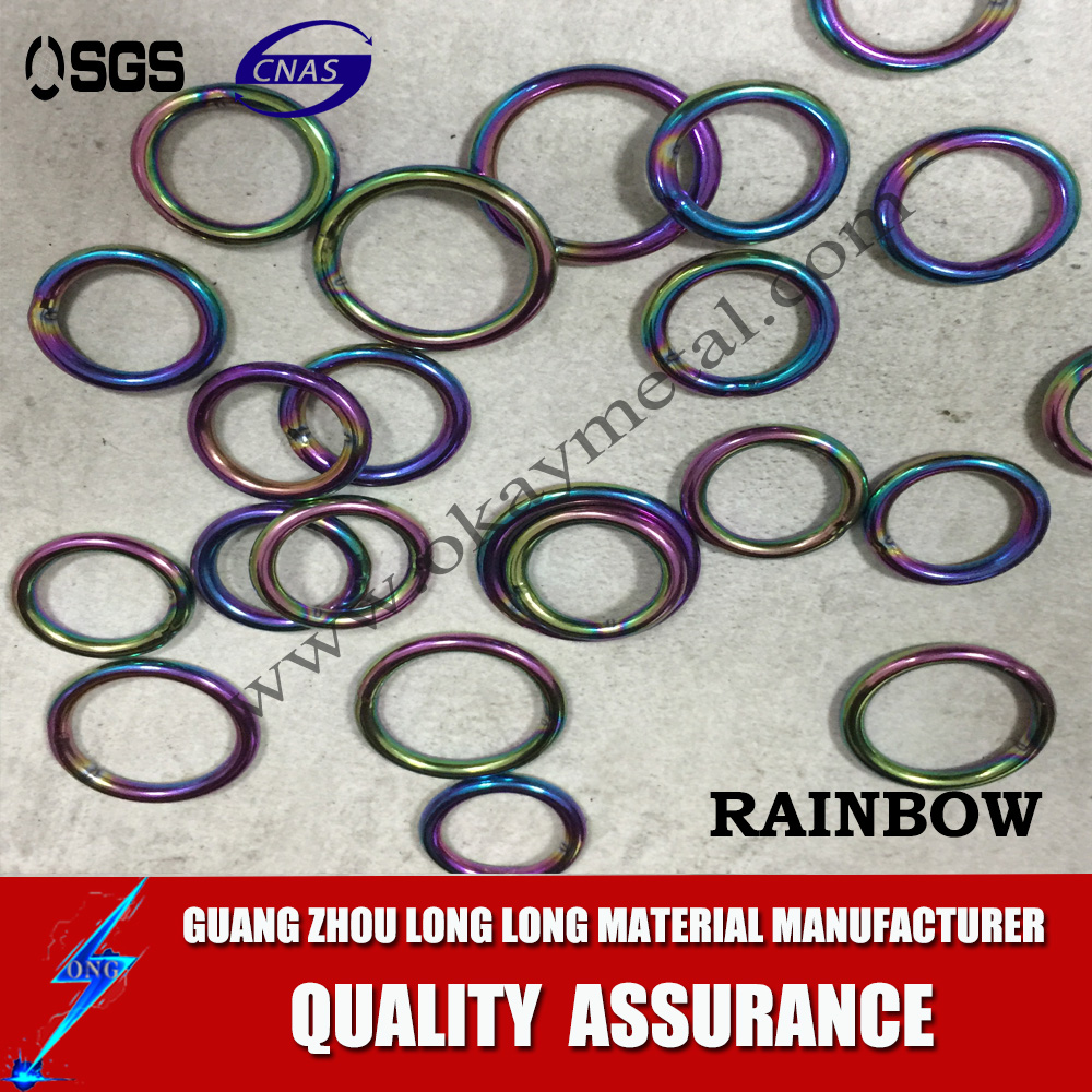 Fashion Rainbow Color Metal Snap Hook